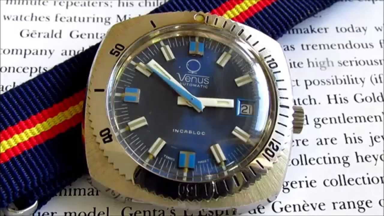 Venus 20 Atm Automatic vintage diver wristwatch - YouTube