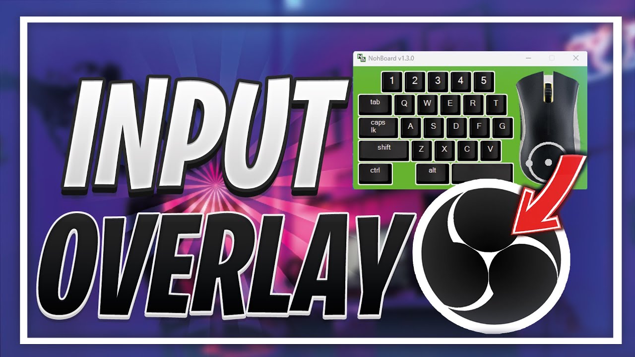 Mouse und Keyboard in OBS anzeigen lassen - OBS Tutorial 2023 - YouTube