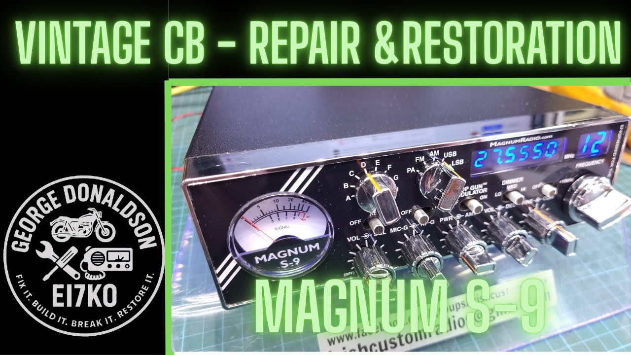Magnum S9 CB Radio | Big Rig, Big Audio - YouTube