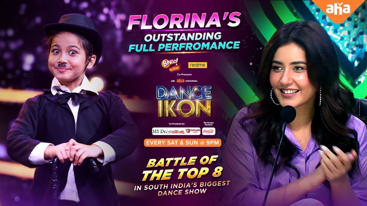 Florina as Charlie Chaplin | Full Dance Performance | Dance IKON | Sekhar Master | ahaVideoIN ...