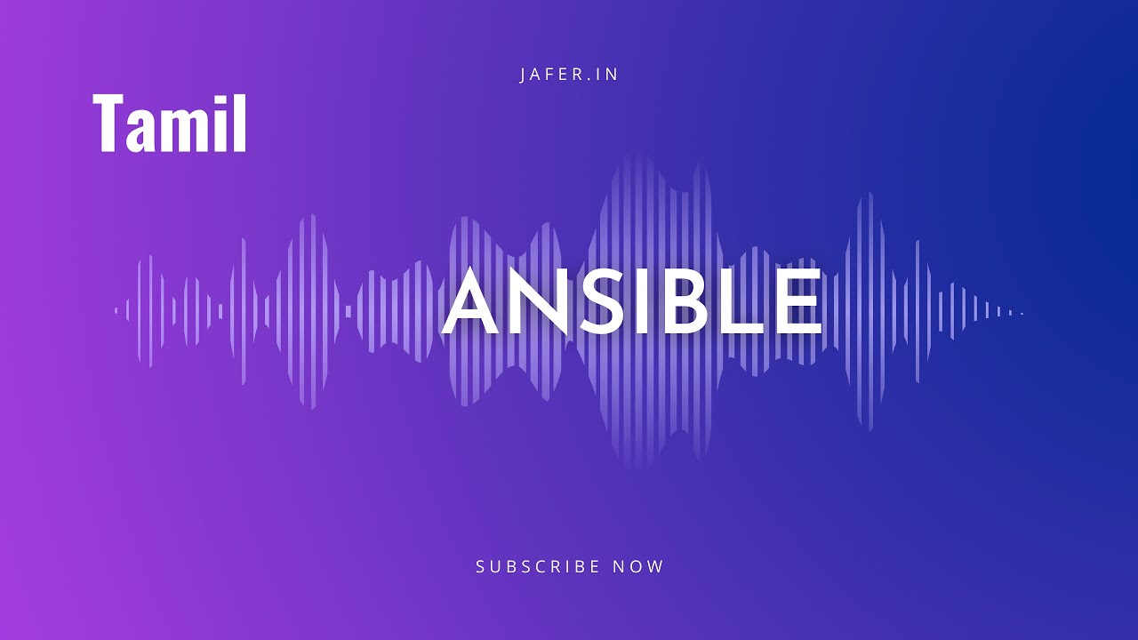 Ansible (Tamil) - YouTube