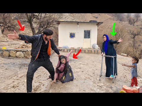 Winter rain, explosive anger: Husband kicks out jealous first wife!