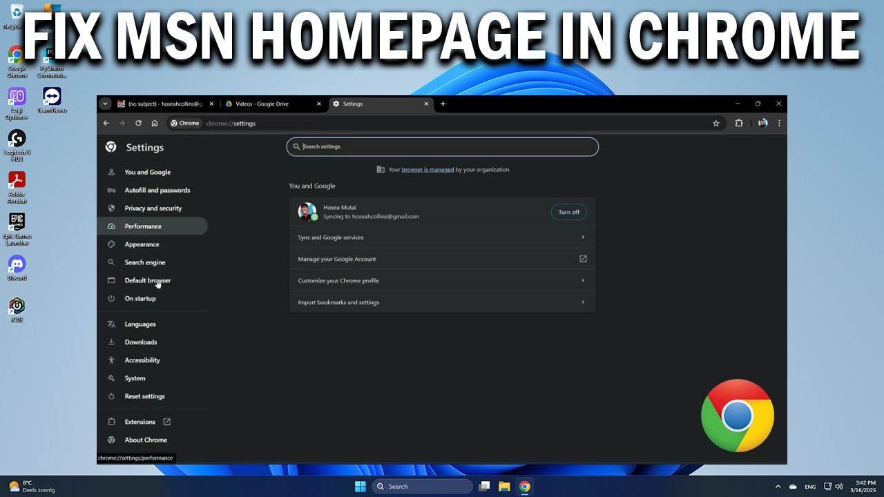 How To Fix MSN Homepage Opening in Google Chrome - Easy Fix - YouTube