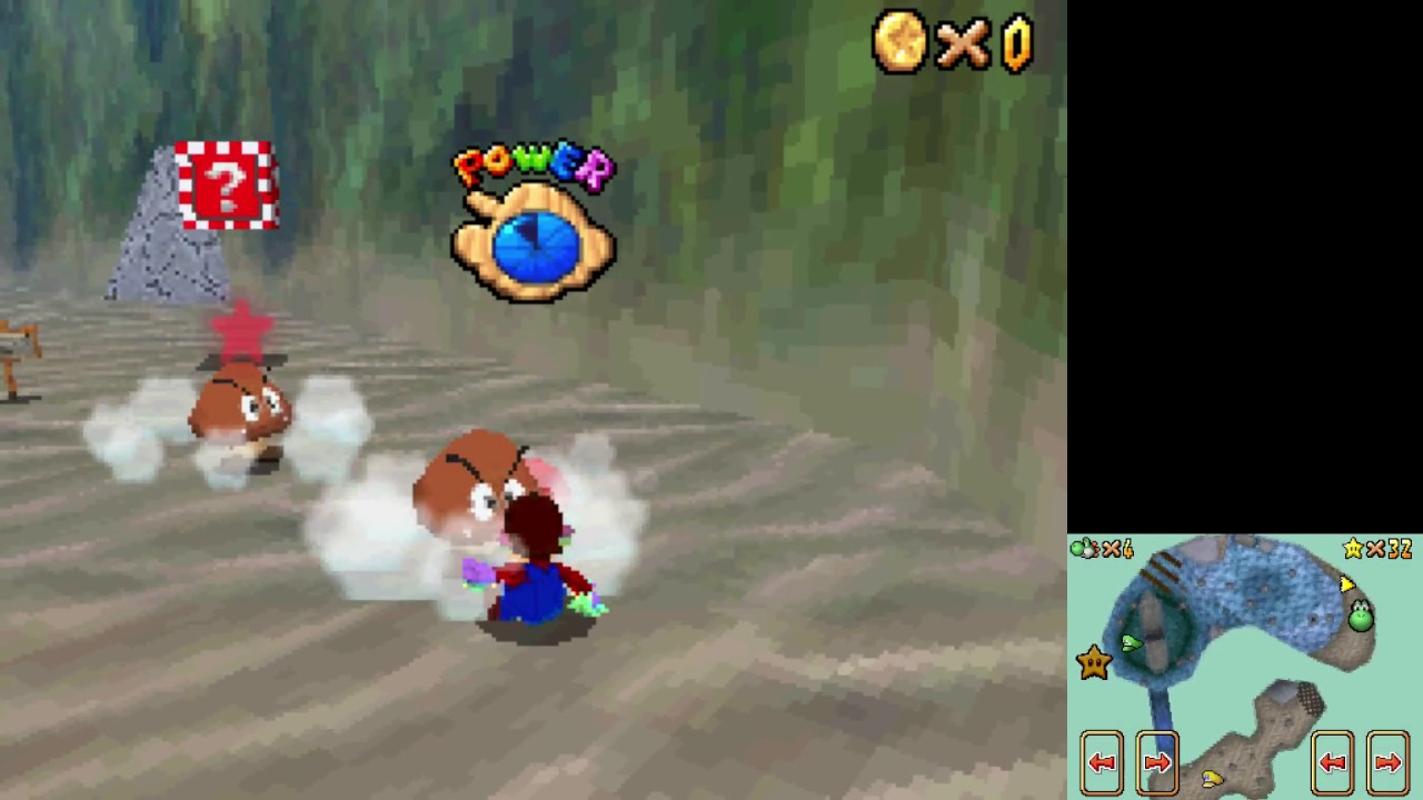 Super Mario 64 DS - Walk Underwater Using a Shell - YouTube