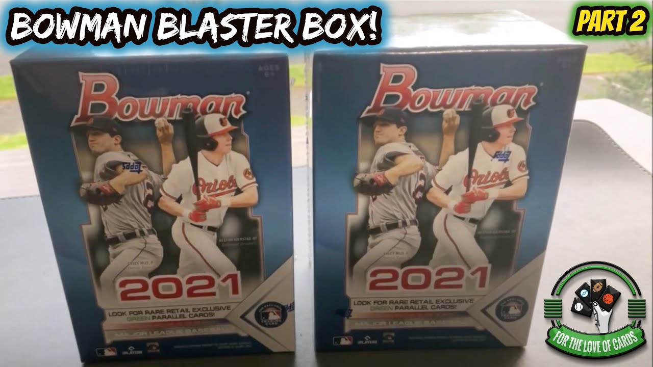 2021 Topps bowman Baseball Box | Topps Bowman Blaster Box - YouTube