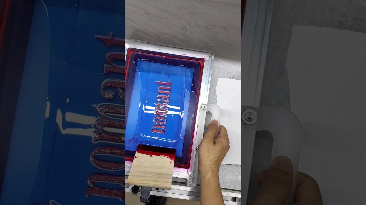 Glossy Screen Printing Silicone T-shirt screen printing silicone - YouTube