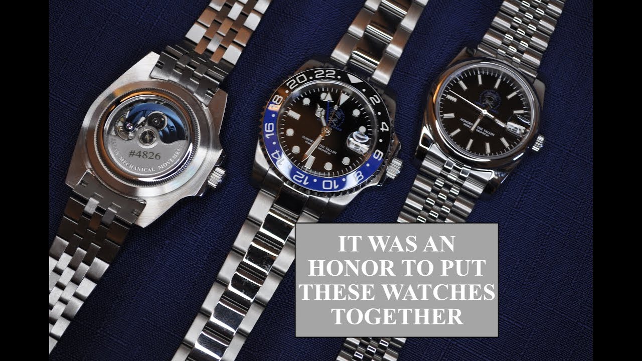Building Custom Watches For A Local Honor Guard Unit - YouTube