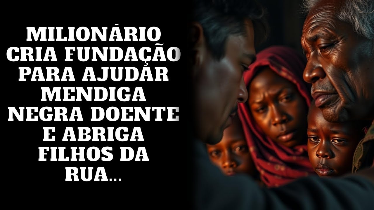 MILIONÁRIO Cria Fundação Para Ajudar MENDIGA NEGRA Doente e Abriga ...