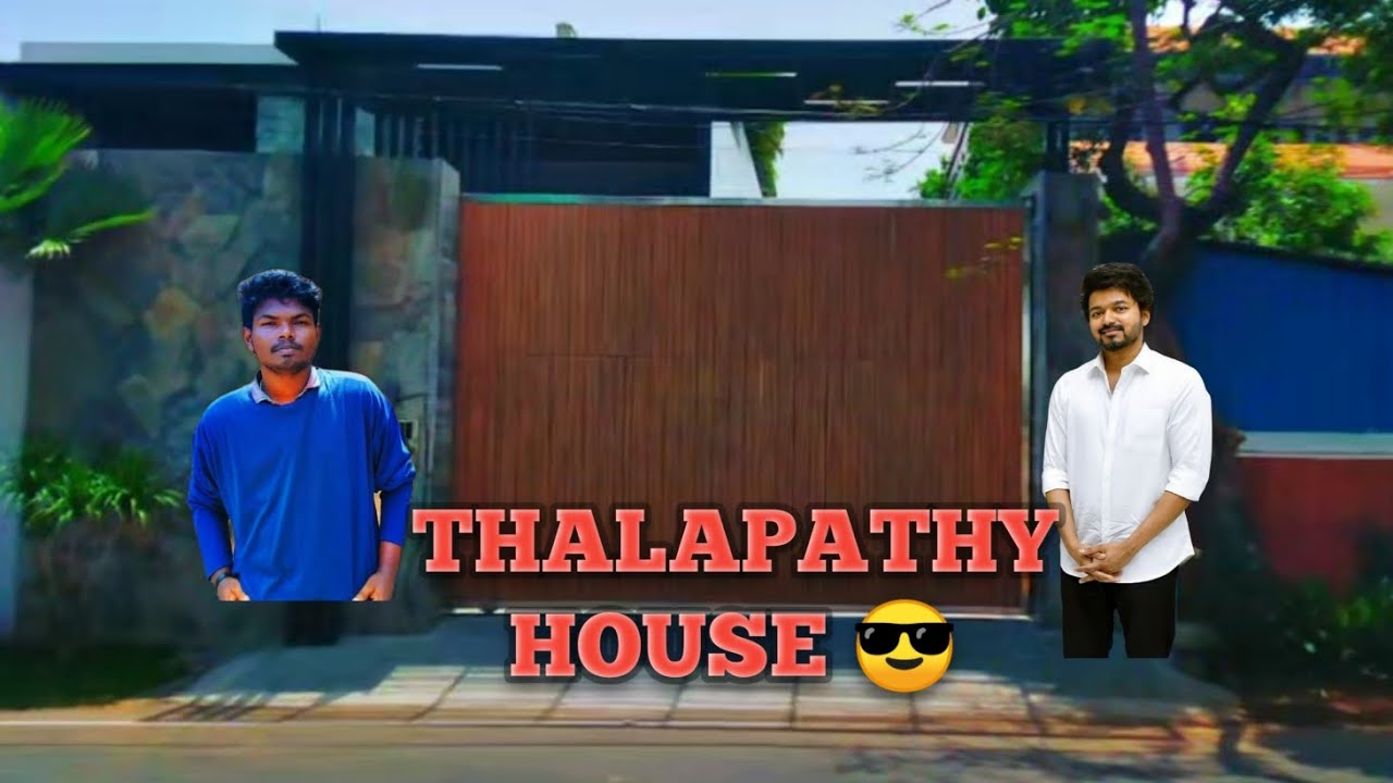 visit our thalapathy vijay house 🏠 - YouTube