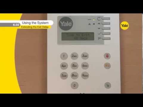 Yale Premium Alarm HSA 6400 Using the Burglar Alarm System - YouTube
