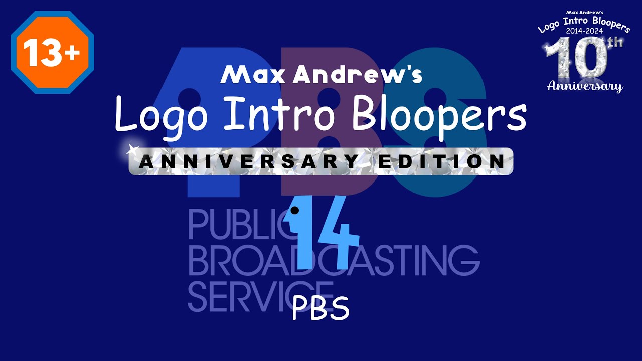 Max Andrew's Logo Intro Bloopers: Anniversary Edition | 14 | PBS - YouTube