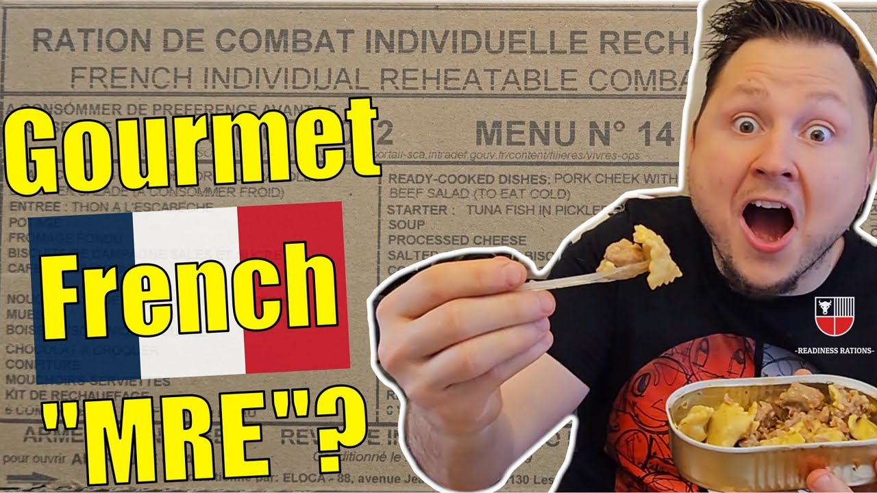 French Army MRE Review (RCIR) Combat Field Ration 24-HOUR 🇫🇷 Military ...