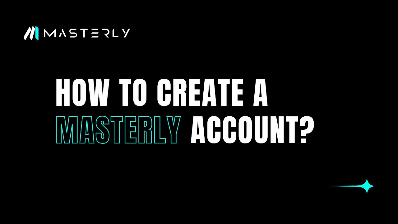 How to create a Masterly account? - YouTube