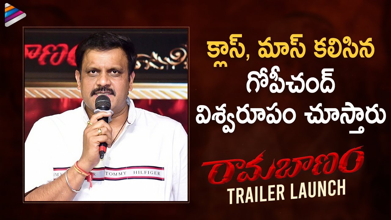 Director Sriwass Speech | Ramabanam Trailer Launch | Gopichand | Dimple ...