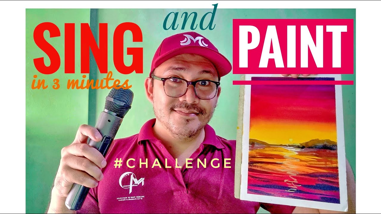 Sing while you Paint Challenge? What can you paint in 3minutes? - YouTube