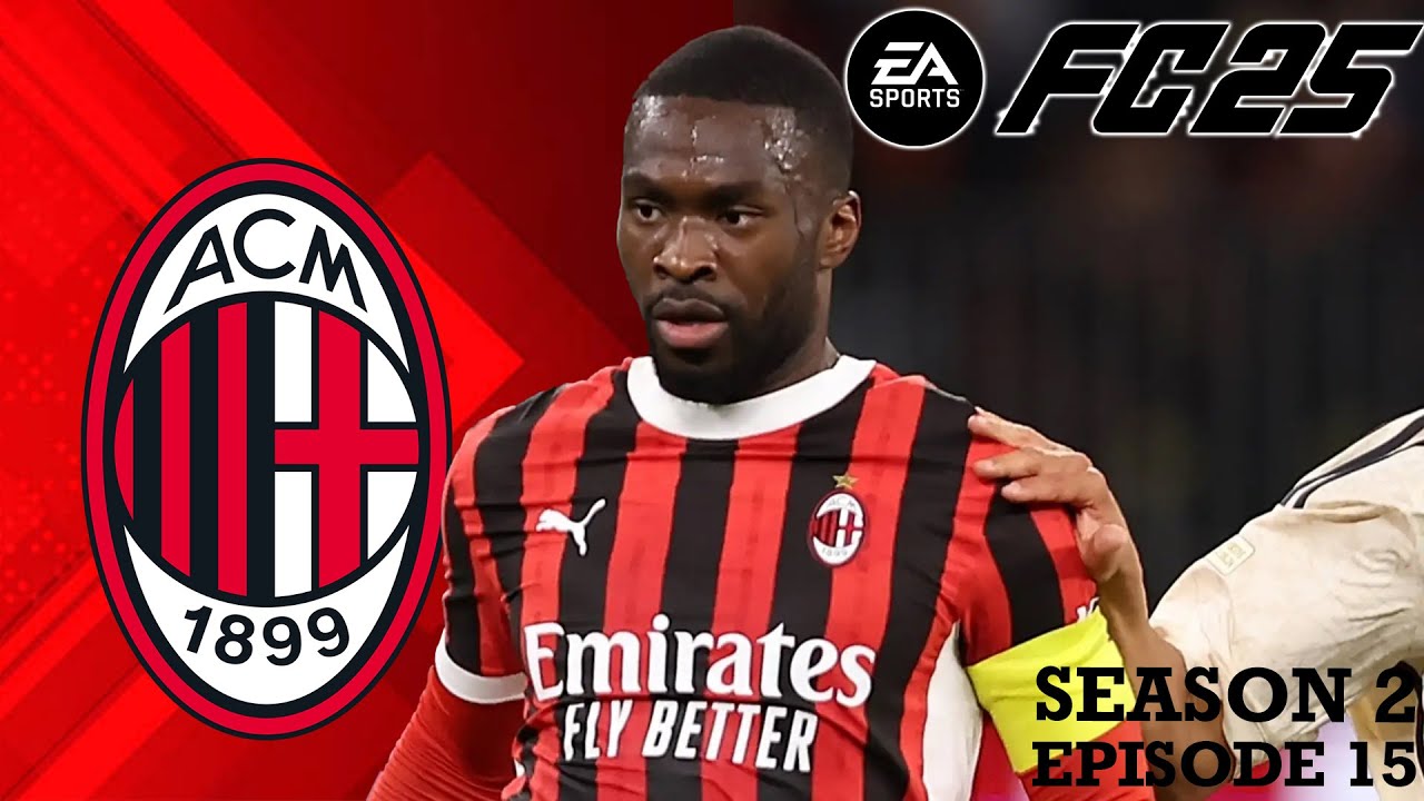 CHAMPIONS LEAGUE R16 VS RB LEIPZIG!!! EAFC 25 AC Milan Career Mode SEASON 2 EPISODE 15 - YouTube