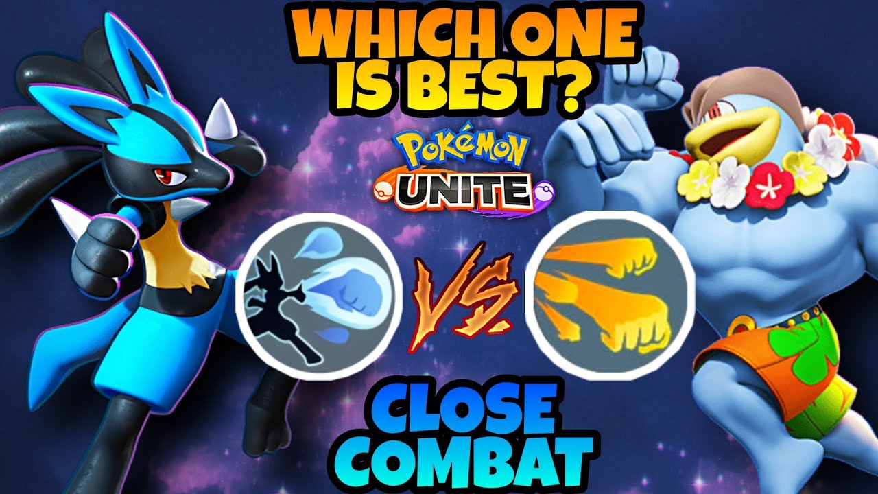 Which Close Combat is More Powerful?... Lucario Vs Machamp in Pokemon ...