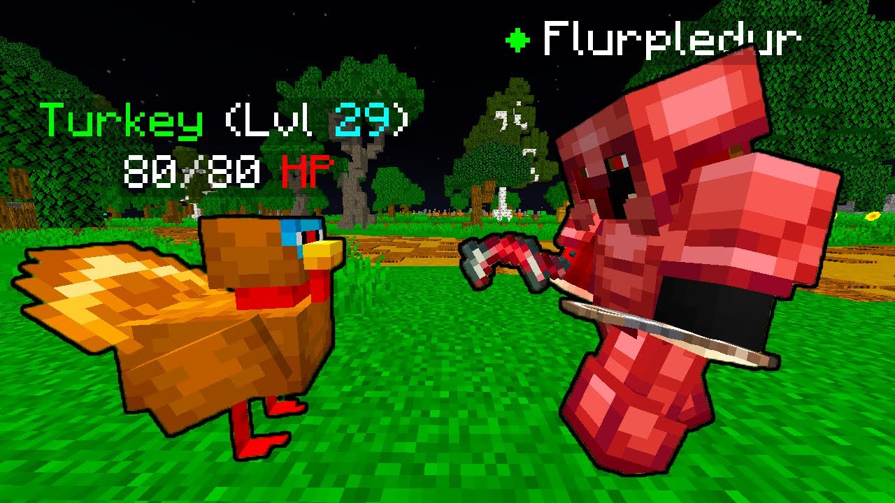New Turkey Mob on Skyblock Isles! (Minecraft MMORPG) - YouTube