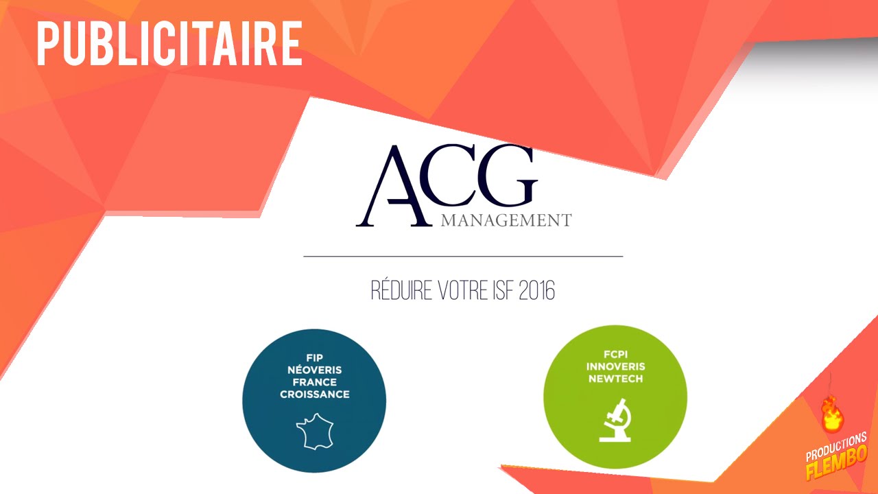 Publicité - ACG Management - YouTube