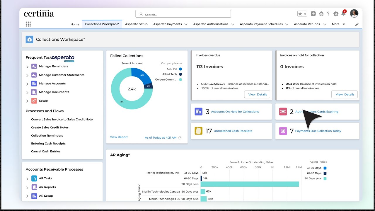 Asperato x Certinia: Manage All Inbound & Outbound Payments in Certinia ...