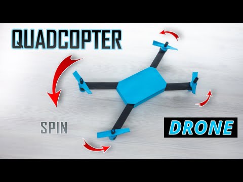 Fırlanan pervane ilə bir origami kvadokter drone necə etmək olar