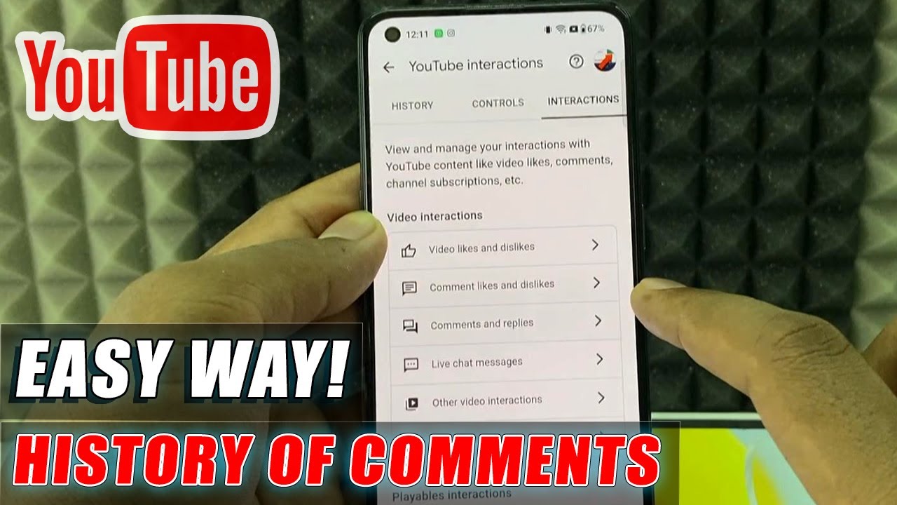 how to see your comment history on youtube? - YouTube
