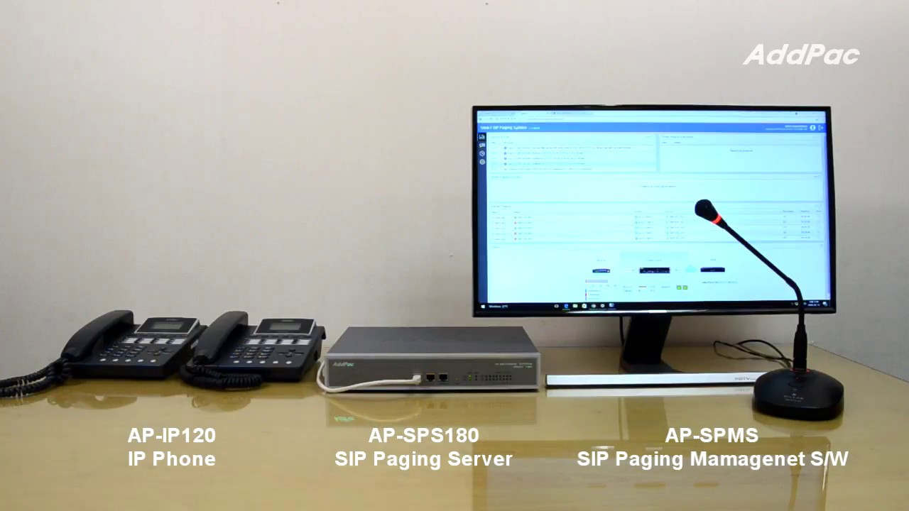 AP-SPS180 SIP Paging Server, SIP Public Announcement Server(SIP 페이징 서버 ...