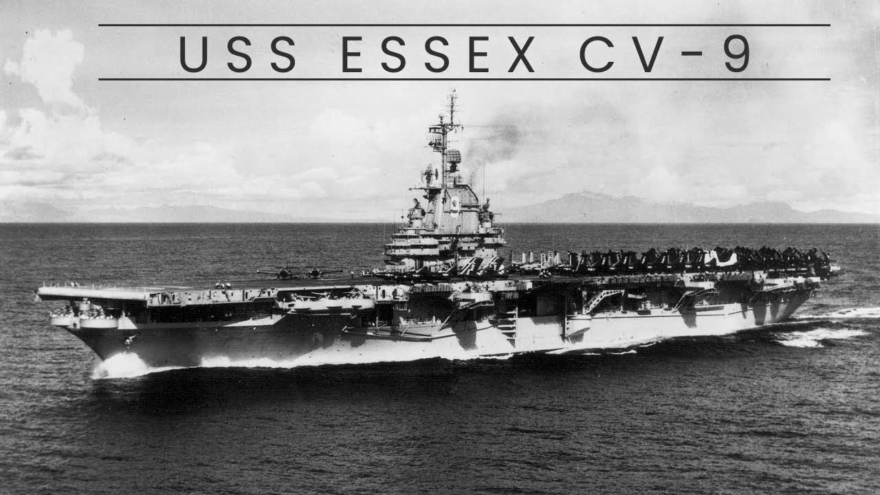 Uss Essex Cv 9 Aircraft Carrier Youtube