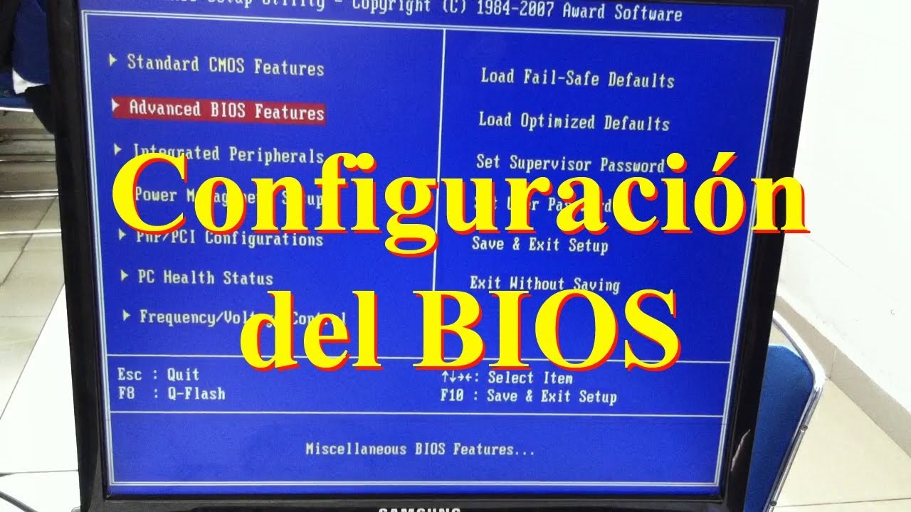 Configuración del BIOS (primeros pasos) - YouTube