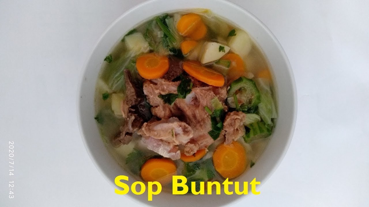 RESEP DAN CARA MEMBUAT SOP BALUNGAN BUNTUT - YouTube