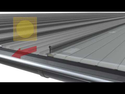 Evolution sliding standing seam roofing with directional clips on Z ...