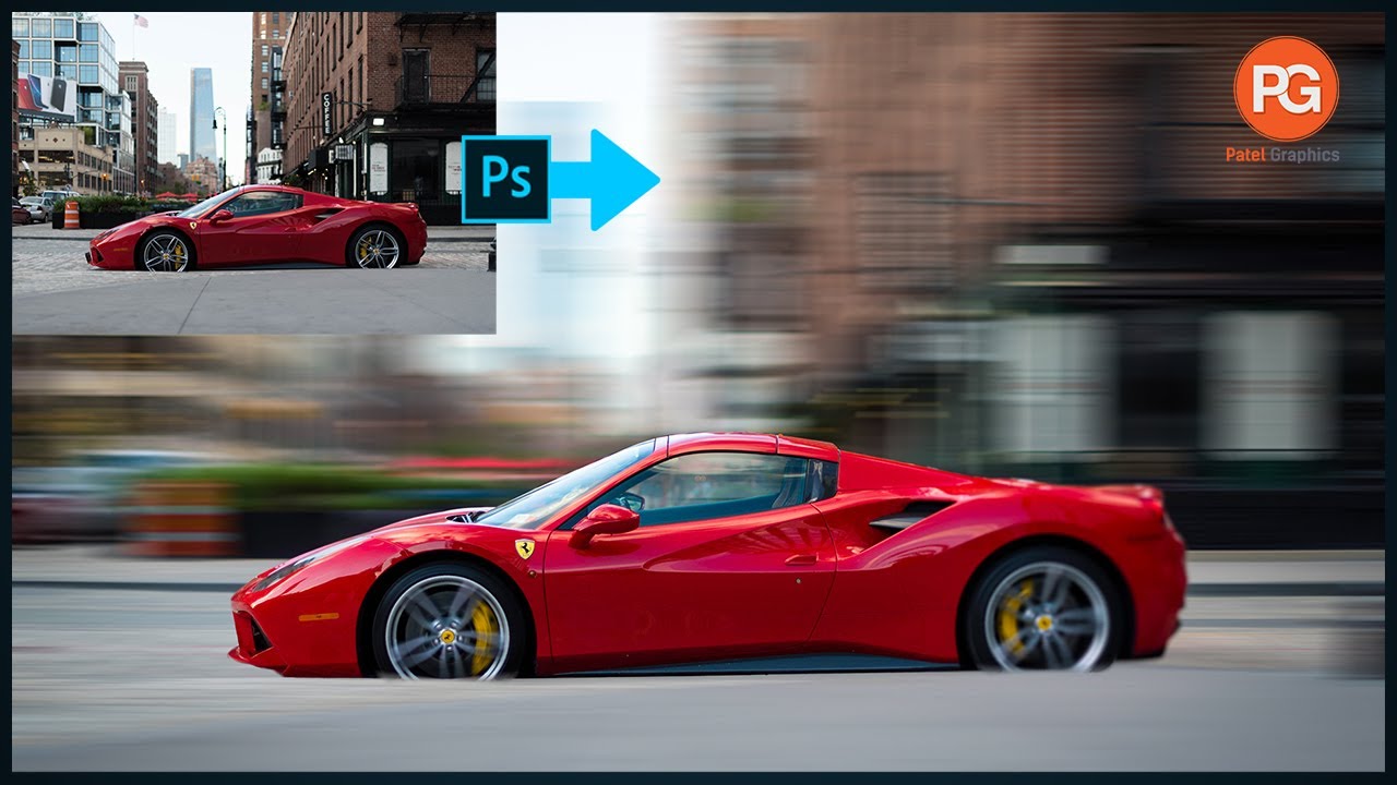 How to Create Speed Effects in Photoshop | car speed effect - YouTube