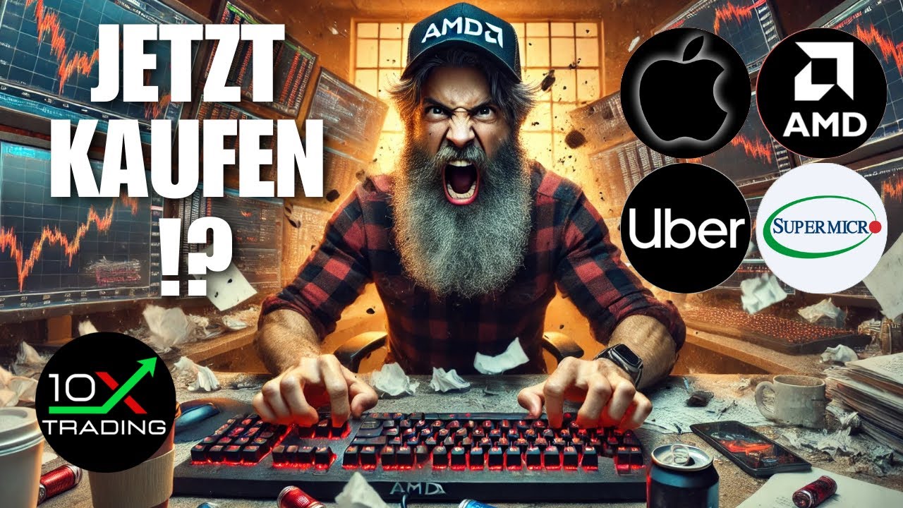 ⚠️"AMD BRICHT EIN - JETZT KAUFEN⁉️"💸- Apple - Uber - Super Micro Computer - Aktien Analyse - YouTube