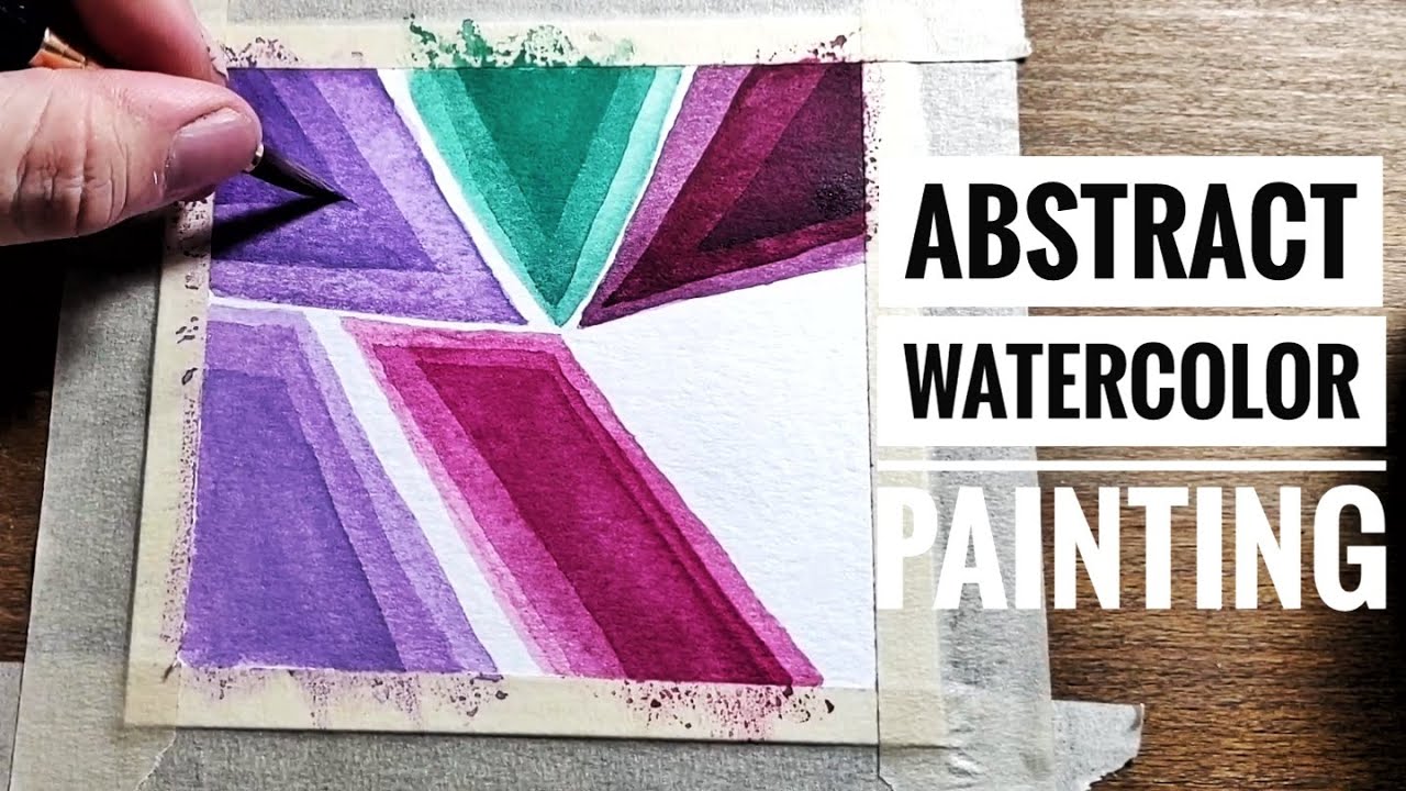 Art Motivation | 2 Abstract Watercolor Paintings | ADHD Life #art # ...