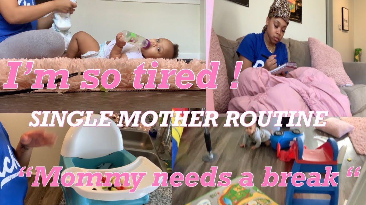 LIFE AS A YOUNG SINGLE MOTHER ( IM SO TIRED ) - YouTube