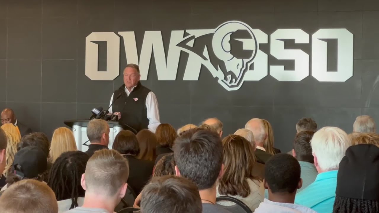 Bill Blankenship introduces new Owasso head coach Antonio Graham as his ...