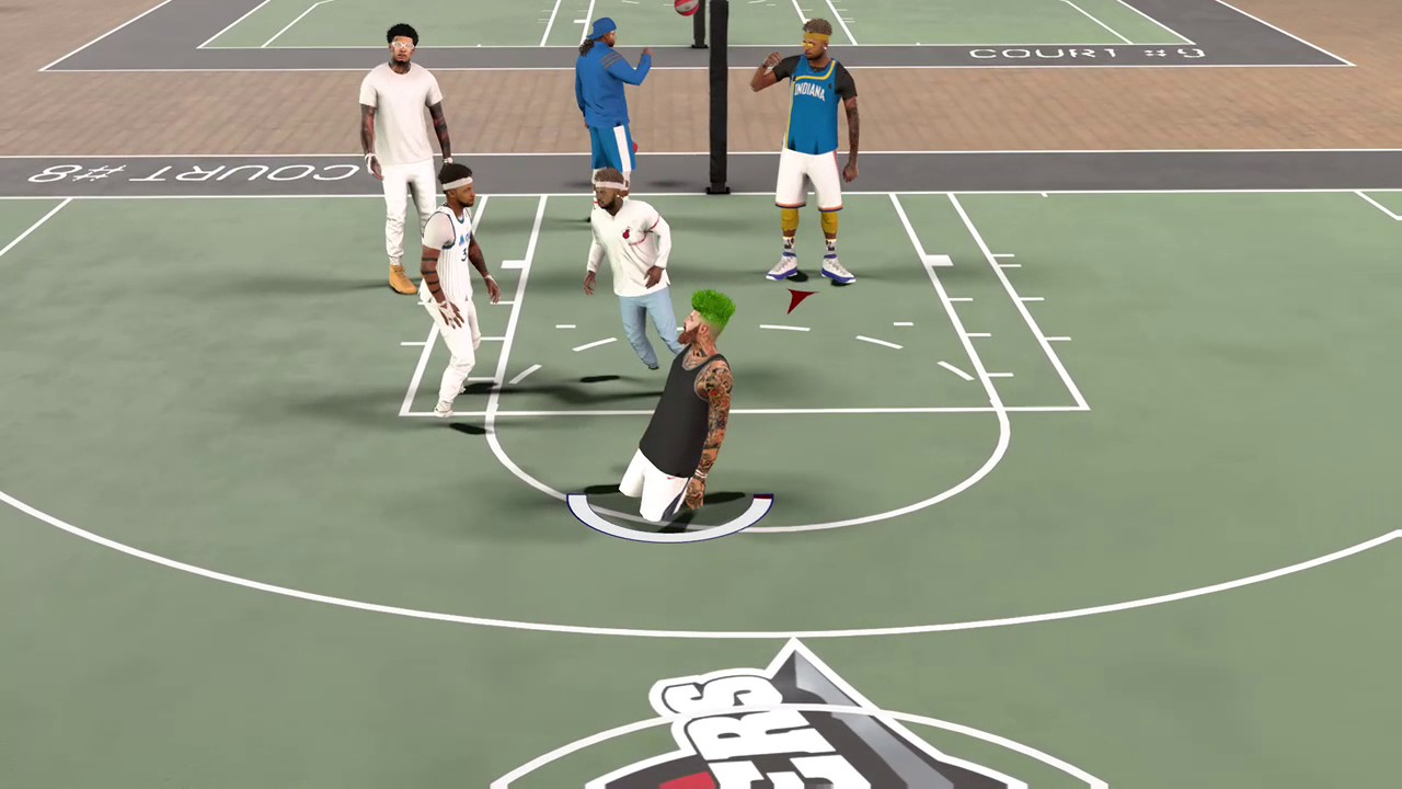 NBA 2K17 #MyPark glitchy poo game winner - YouTube