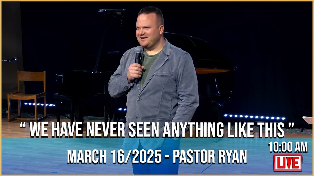 Pastor Ryan " We Have Never Seen Anything Like This " ( March 16/2025 ...