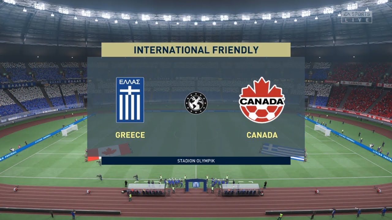 FIFA 22 Full Match - Greece vs Canada - Simulation - YouTube
