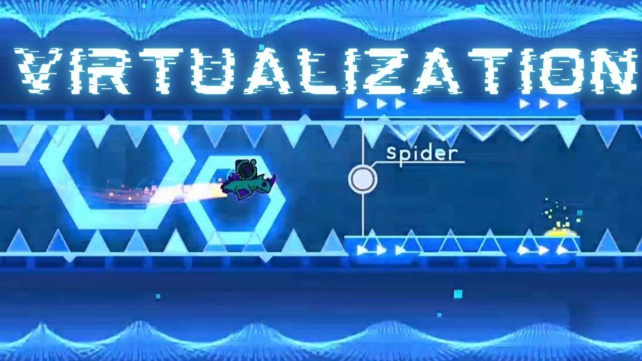 "Virtualization" (Epic Demon) - By Splinter25 | Geometry Dash - YouTube