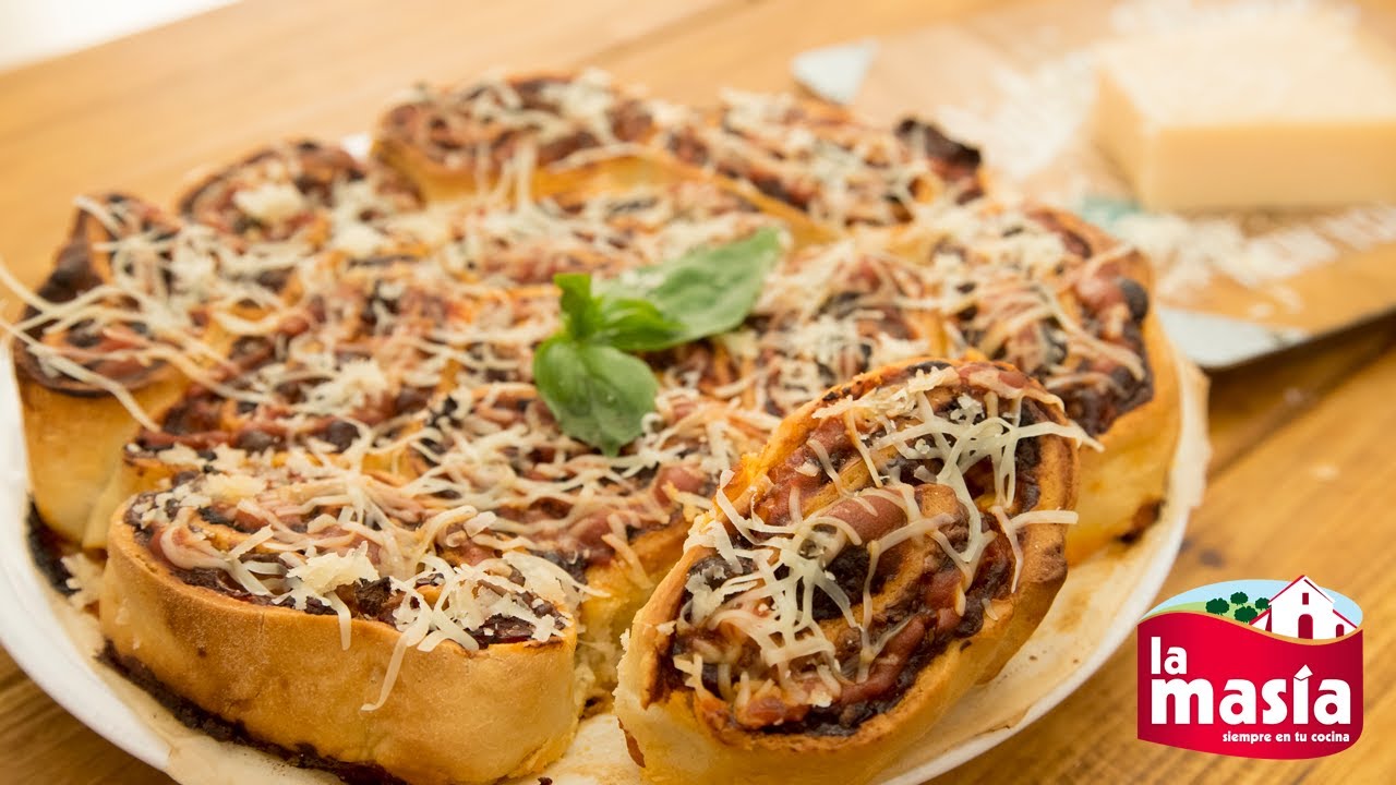 Pizza enrollada - YouTube