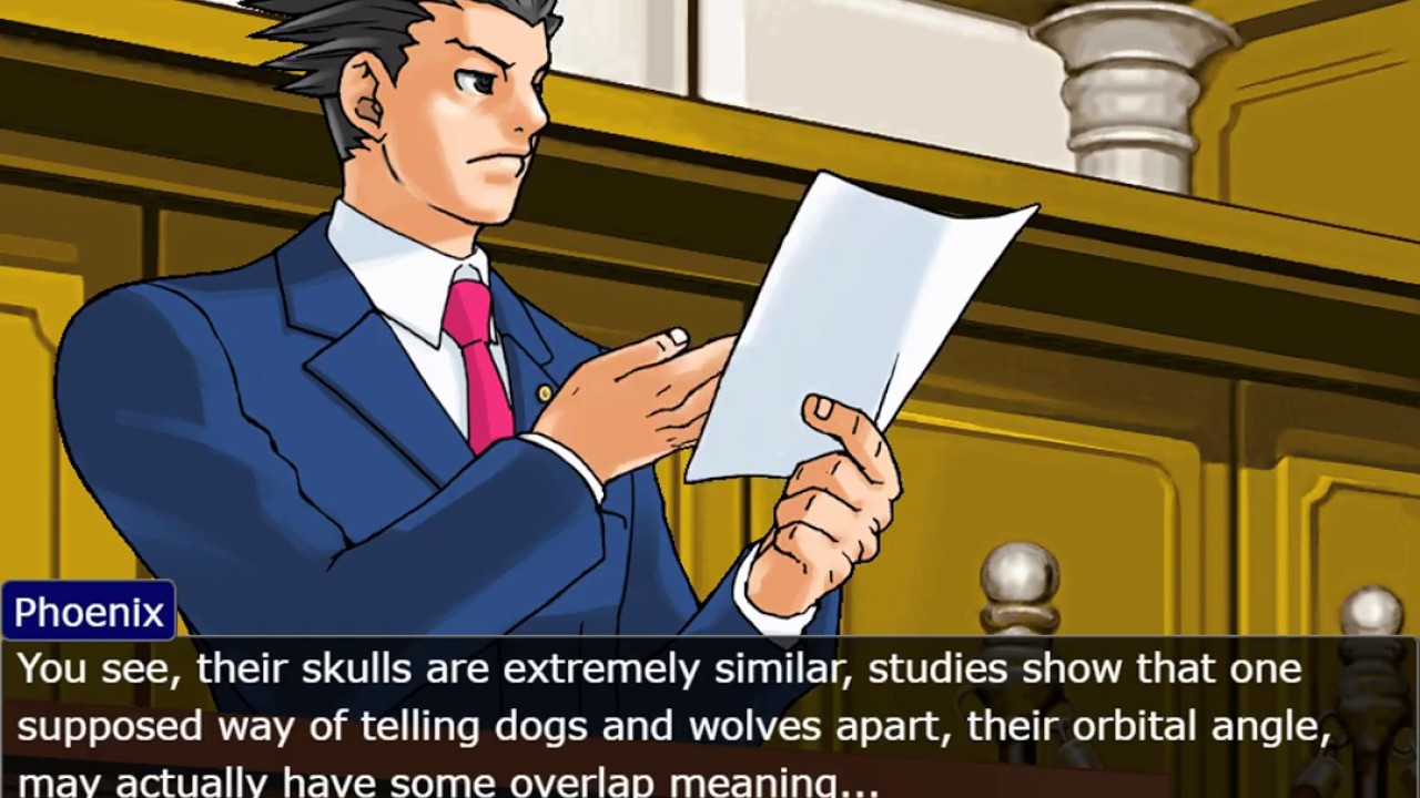 Phoenix Wright vs Miles Edgeworth, are wolves related to dogs? Ace ...