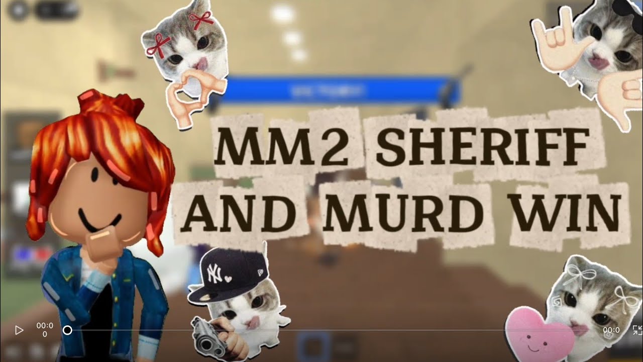 MM2 SHERIFF AND MURD WIN🎀 - YouTube