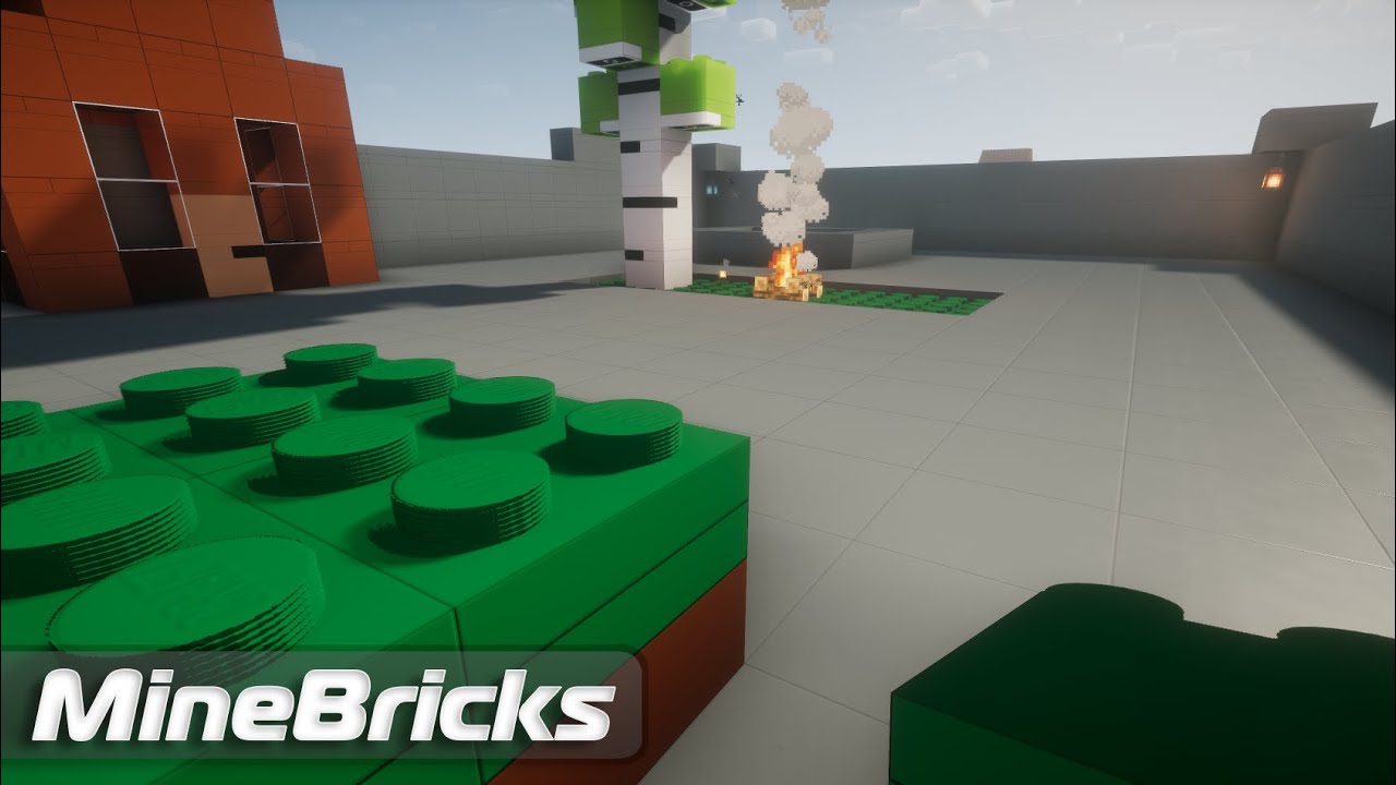 Мод Текстурный пак MineBricks для Minecraft - YouTube