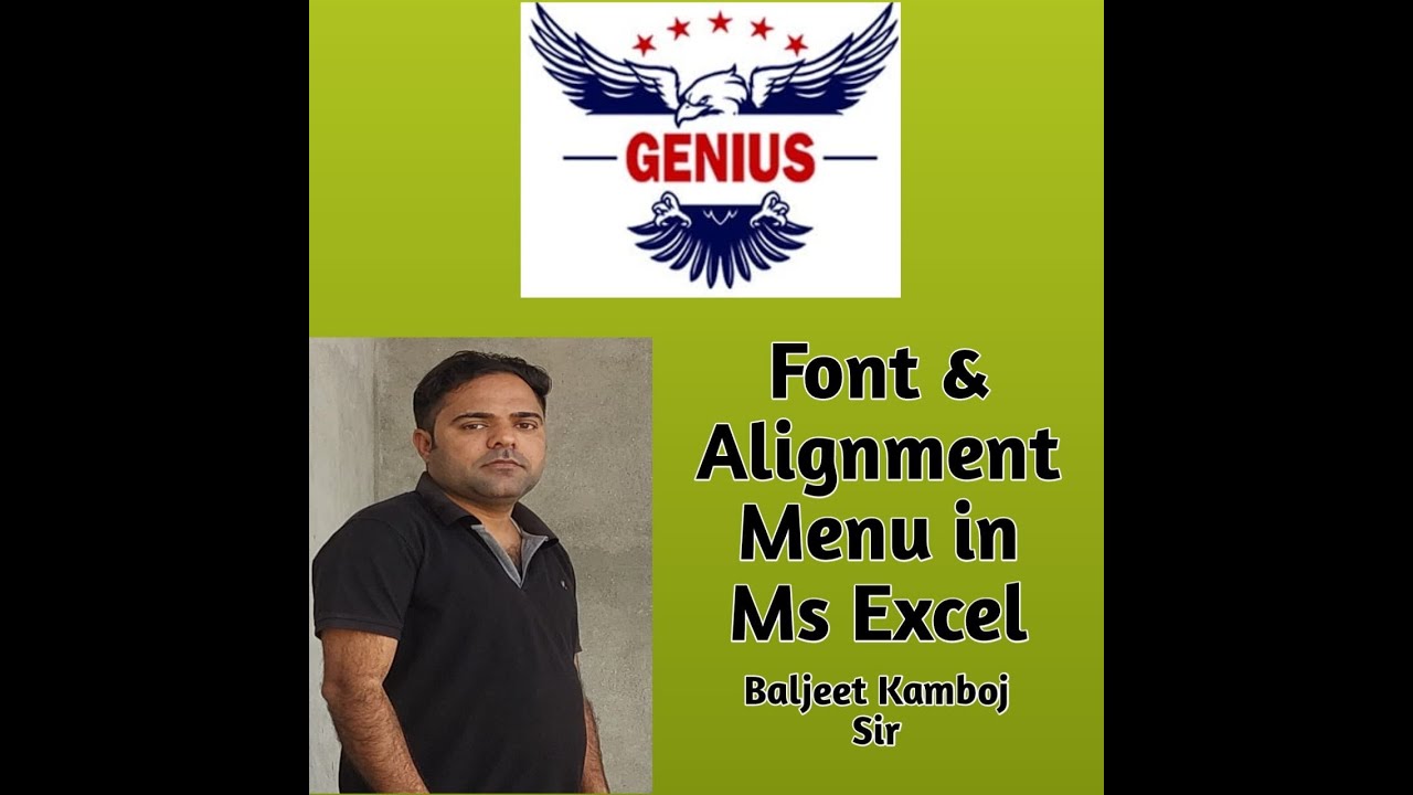 How To Use Font And Alignment Menu In Ms Excel shorts short YouTube How To Use Font And Alignment Menu In Ms Excel shorts short YouTube