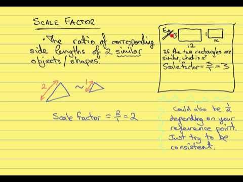 Linear scale factors - YouTube