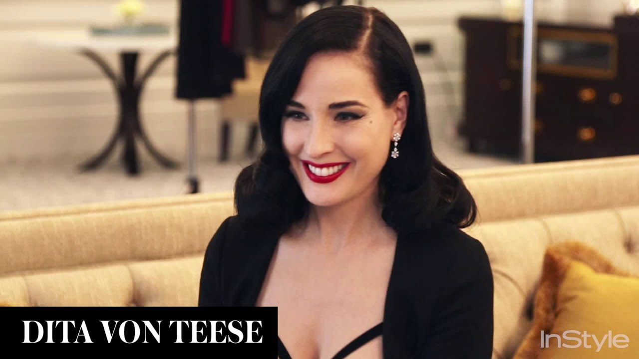InStyle Chats To Dita Von Teese - YouTube