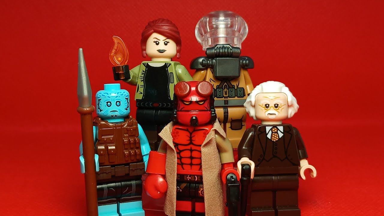 Custom Lego Hellboy Minifigures - YouTube