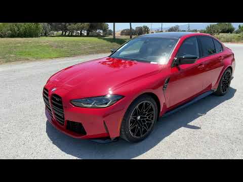 Introducing the 2021 BMW M3 Competition in Toronto Red | 4K - YouTube