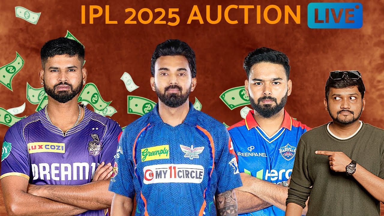 IPL 2025 AUCTION Day 1 LIVE - Color Kannadi Cricket - YouTube